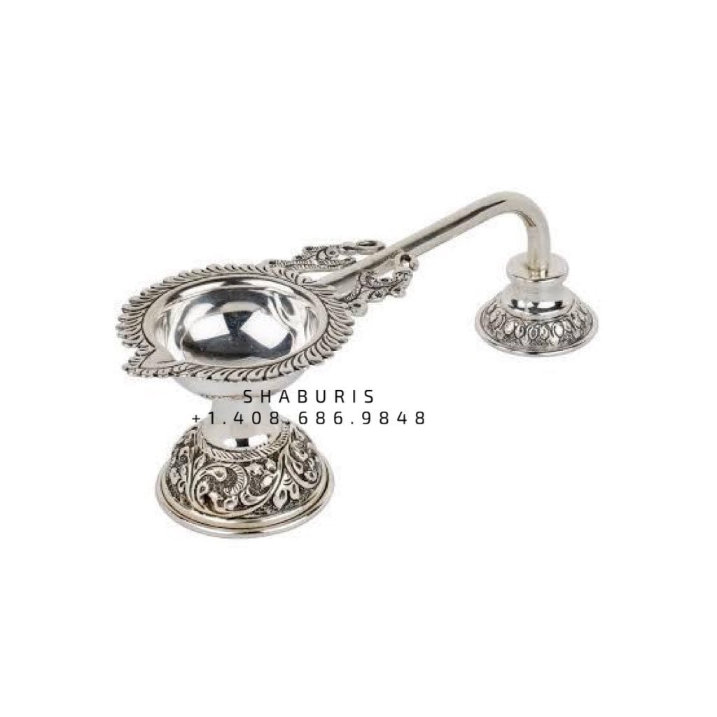 Pure Silver harathi stand,Indian Pooja Articles,Pure silver articles i ...