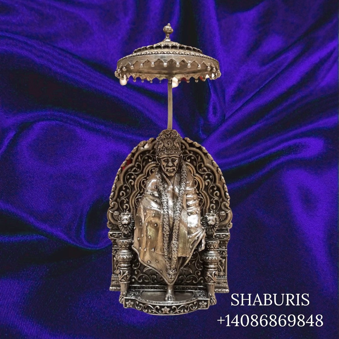 Pure Silver baba idol,silver God Idol,Indian Pooja Articles,silver art ...